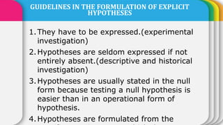 The Research Problem | PPTX