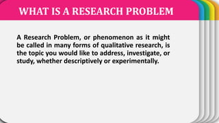 The Research Problem | PPTX