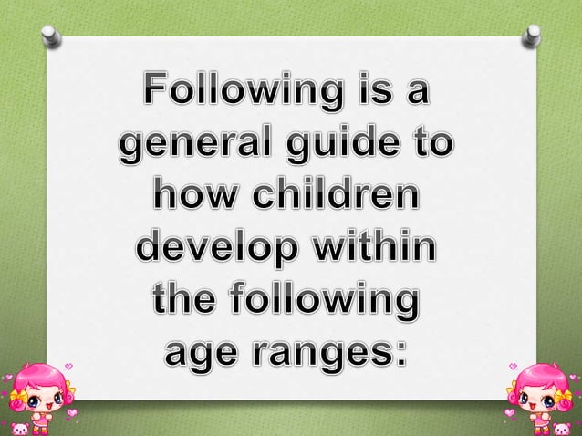 Child Development (Infancy to Childhood) | PPTX