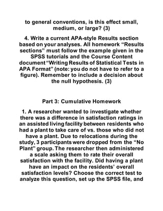 Maryland psyc 355 week 3 spss homework 3 new | PDF
