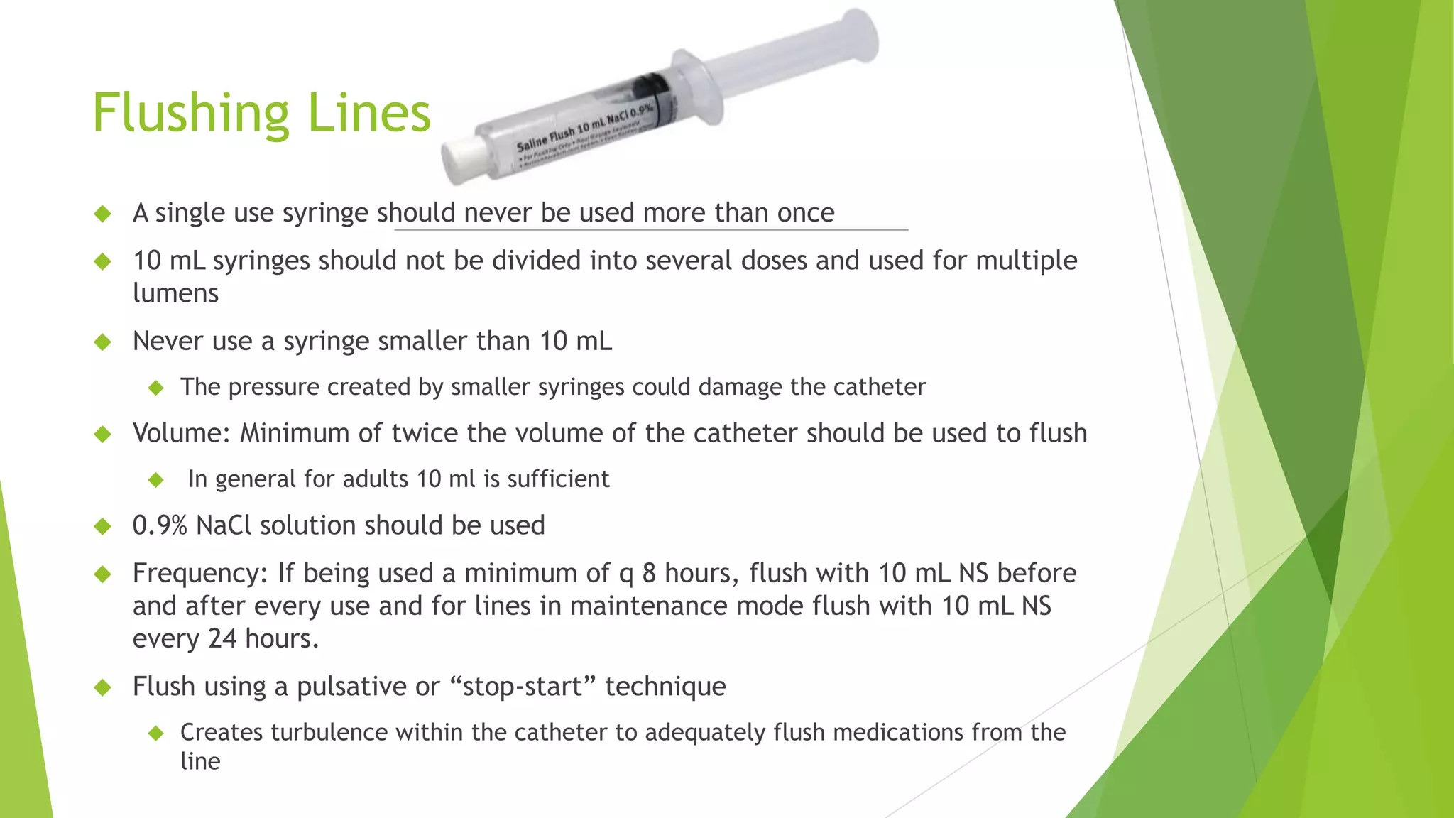 Central and PICC Line: Care and Best Practices | PPTX