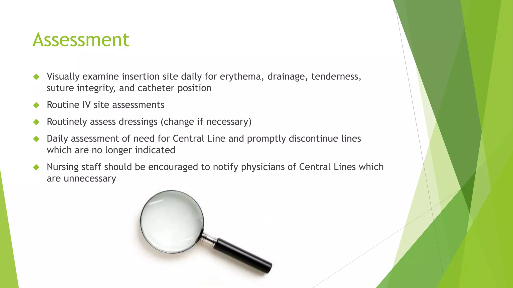 Central and PICC Line: Care and Best Practices | PPTX