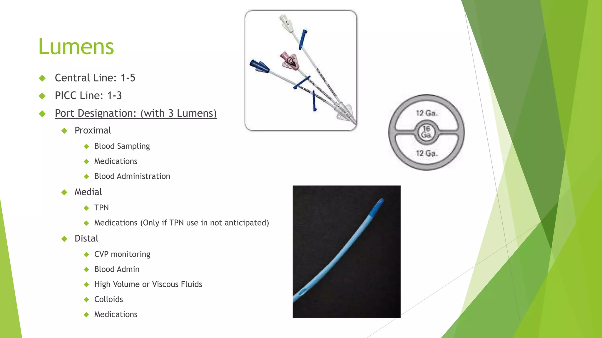 Central and PICC Line: Care and Best Practices | PPTX