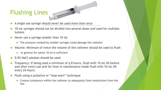 Central and PICC Line: Care and Best Practices | PPTX