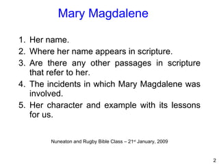 Mary Magdalene | PPT