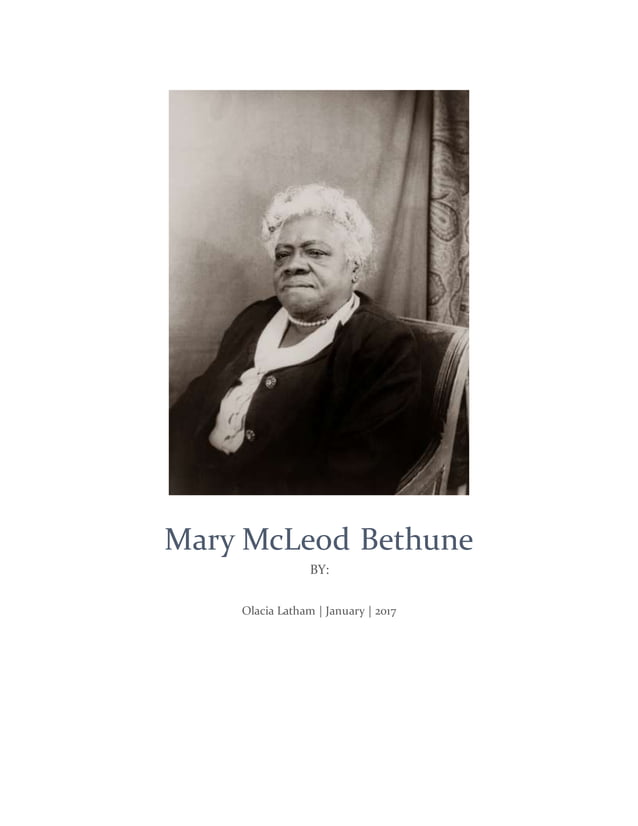 Mary mc leod bethune | PDF
