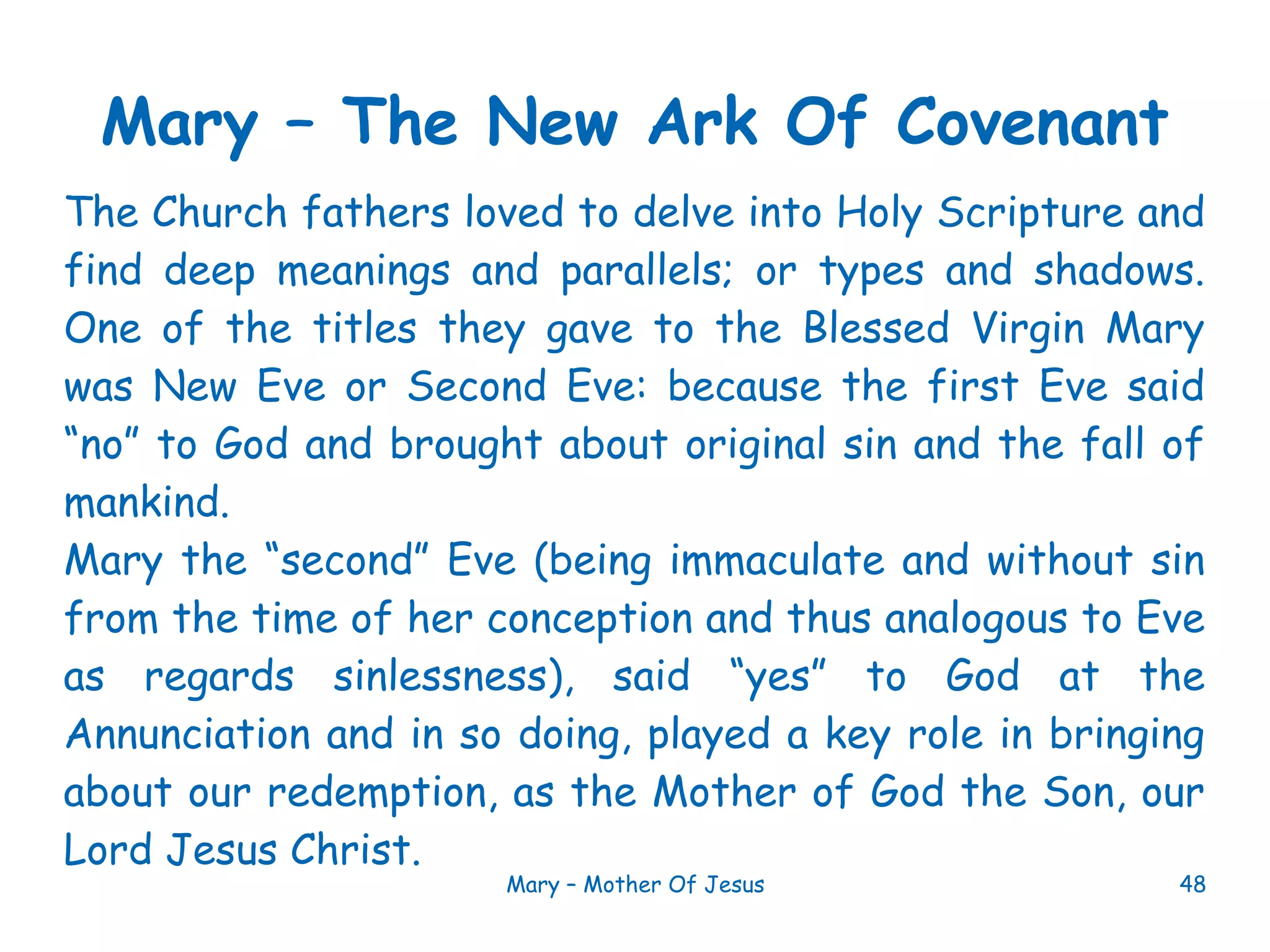 Mary mother ofjesus-catholicainformatio | PDF
