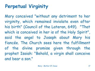 Mary mother ofjesus-catholicainformatio | PDF
