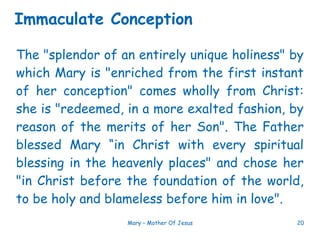 Mary mother ofjesus-catholicainformatio | PDF