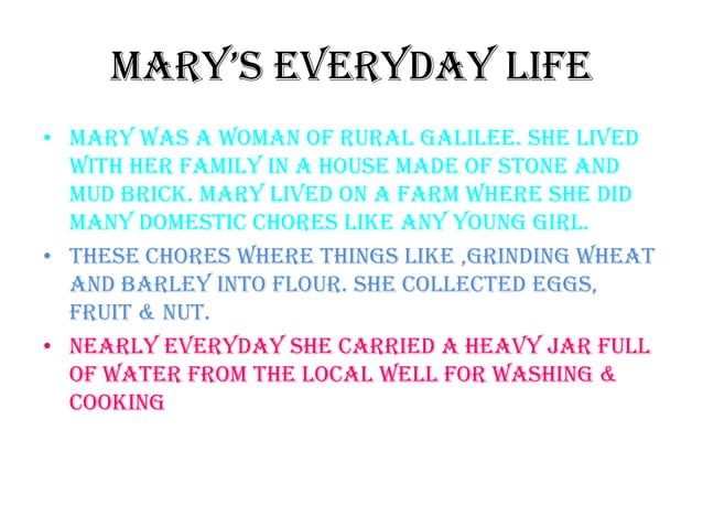 Mary Mother of Jesus by Lachlan Kelly | PPTX | Christianity | Religion ...