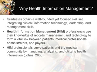 Health information management .ppt