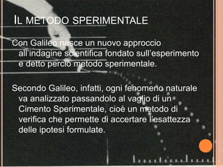 Metodo scientifico | PPTX | Physics | Science