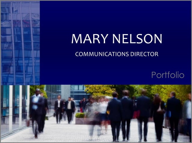 Communications Portfolio | PDF | Business | Business and Finance