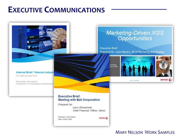 Communications Portfolio | PDF | Business | Business and Finance