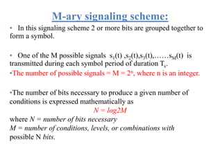 M ary psk and m ary qam ppt | PPTX