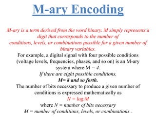 M ary psk and m ary qam ppt | PPTX
