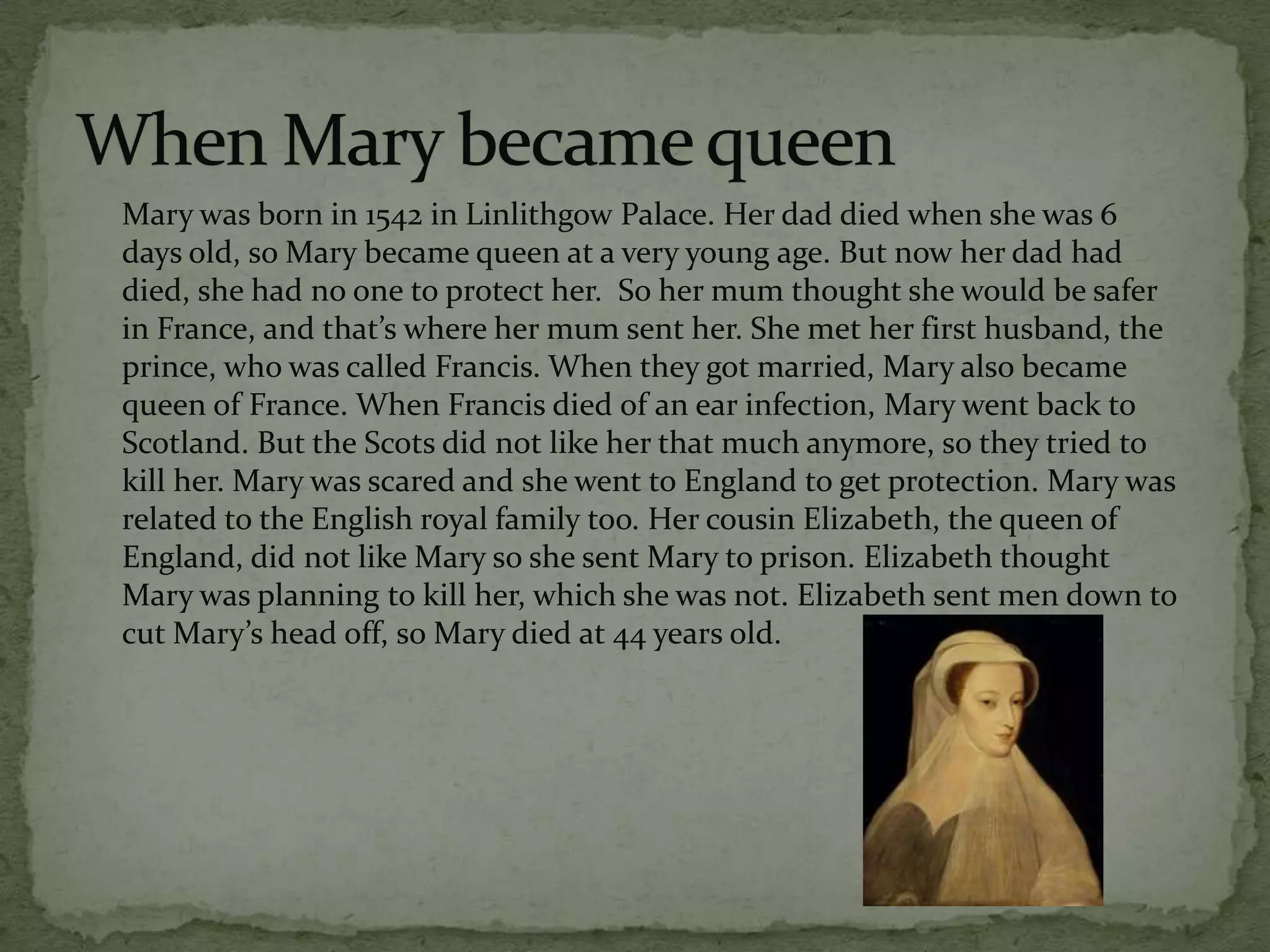 Mary, queen of scots | PPTX