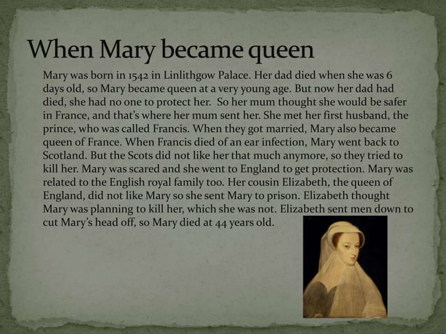 Mary, queen of scots | PPTX