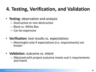 Mary Rhodes Water Pipeline - A Synthesis of Disciplines | PPTX