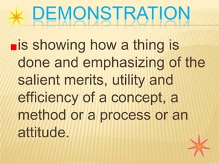 Demonstration In Teaching | PPTX