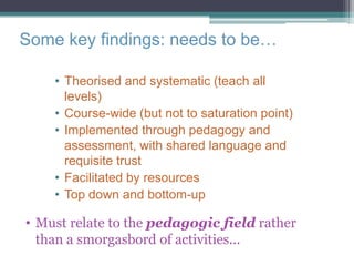Mary ryan plenary presentation teaching & assessing reflective learning ...
