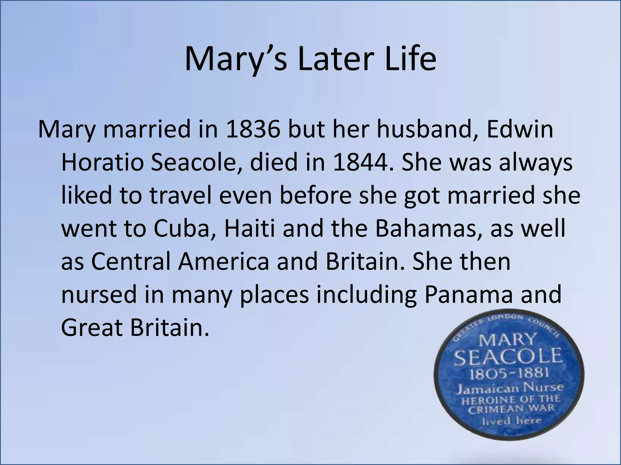 Mary seacole | PPTX