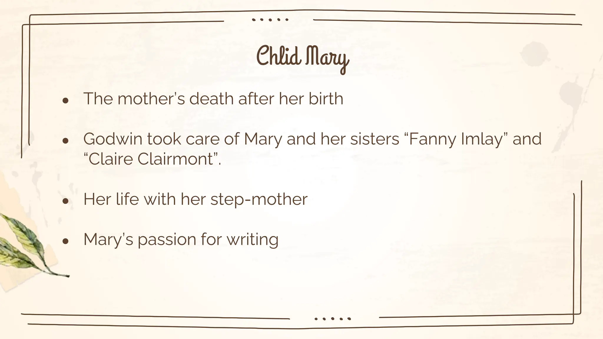 Mary Shelley Life story and published books.pptx