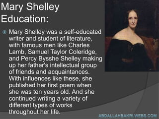 Mary shelley | PPTX