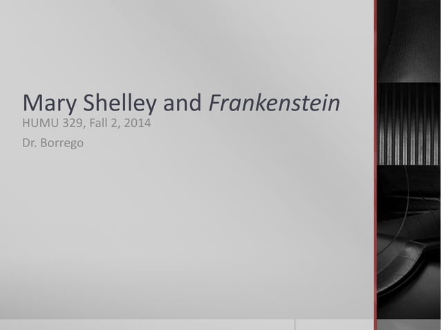 Mary Shelley and Frankenstein | PPTX | Birth | Personal Celebrations ...