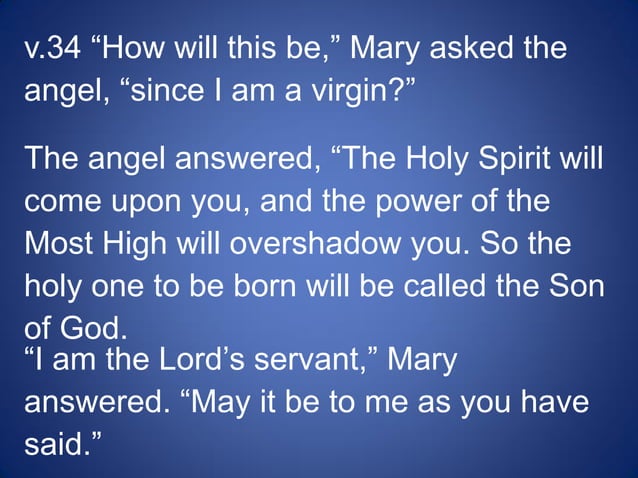Mary's Song Of Praise | PPT
