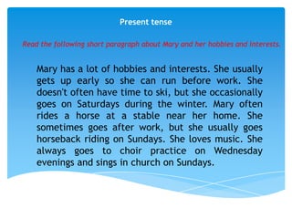 Mary's story | PPTX | Skiing | Sports