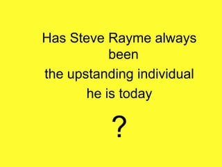 Happy Birthday 2 Steve From Mary | PPTX