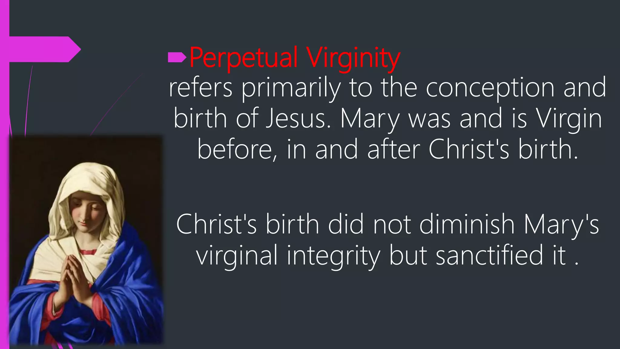 Mary the mother of the church | PPTX
