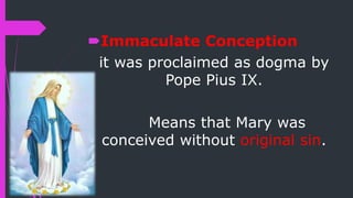 Mary the mother of the church | PPTX