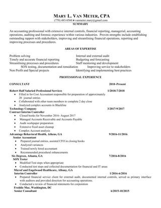 Mary van meter, cpa 2018 | DOC