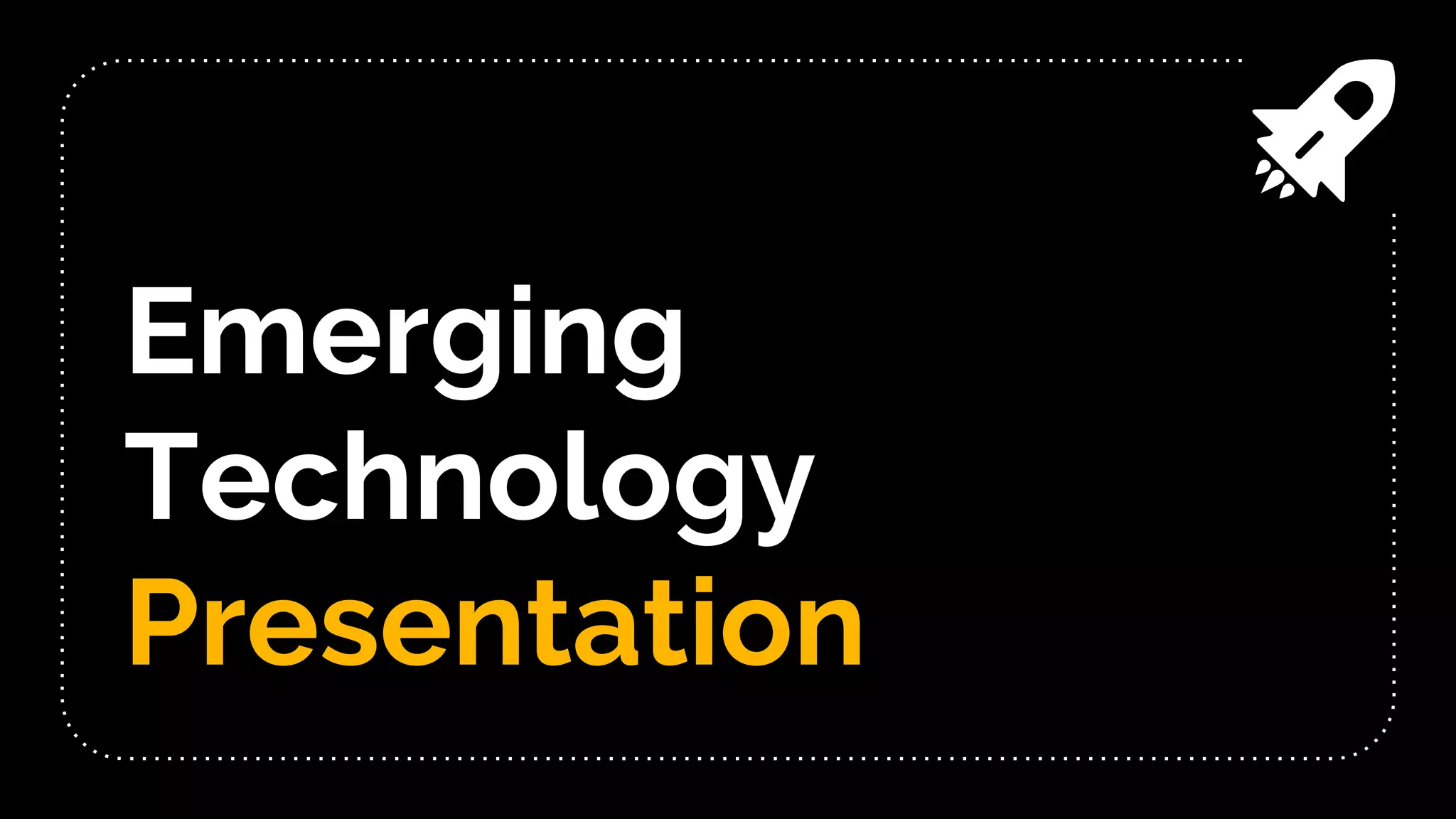 Sample - Emerging Technology Walkthrough | PPT