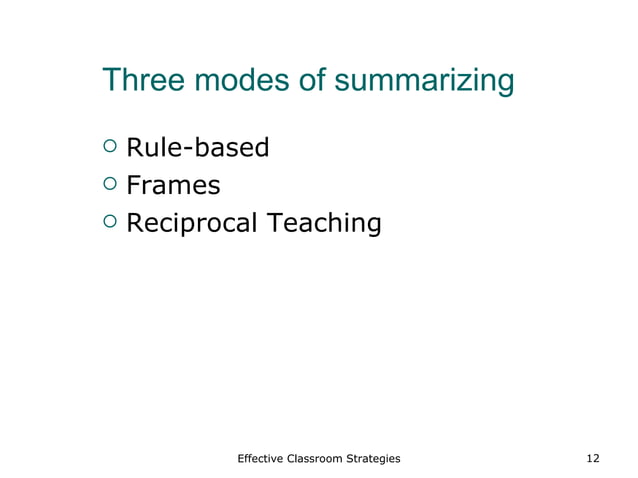 Marzano summarizing-and-note-taking4349 | PPT