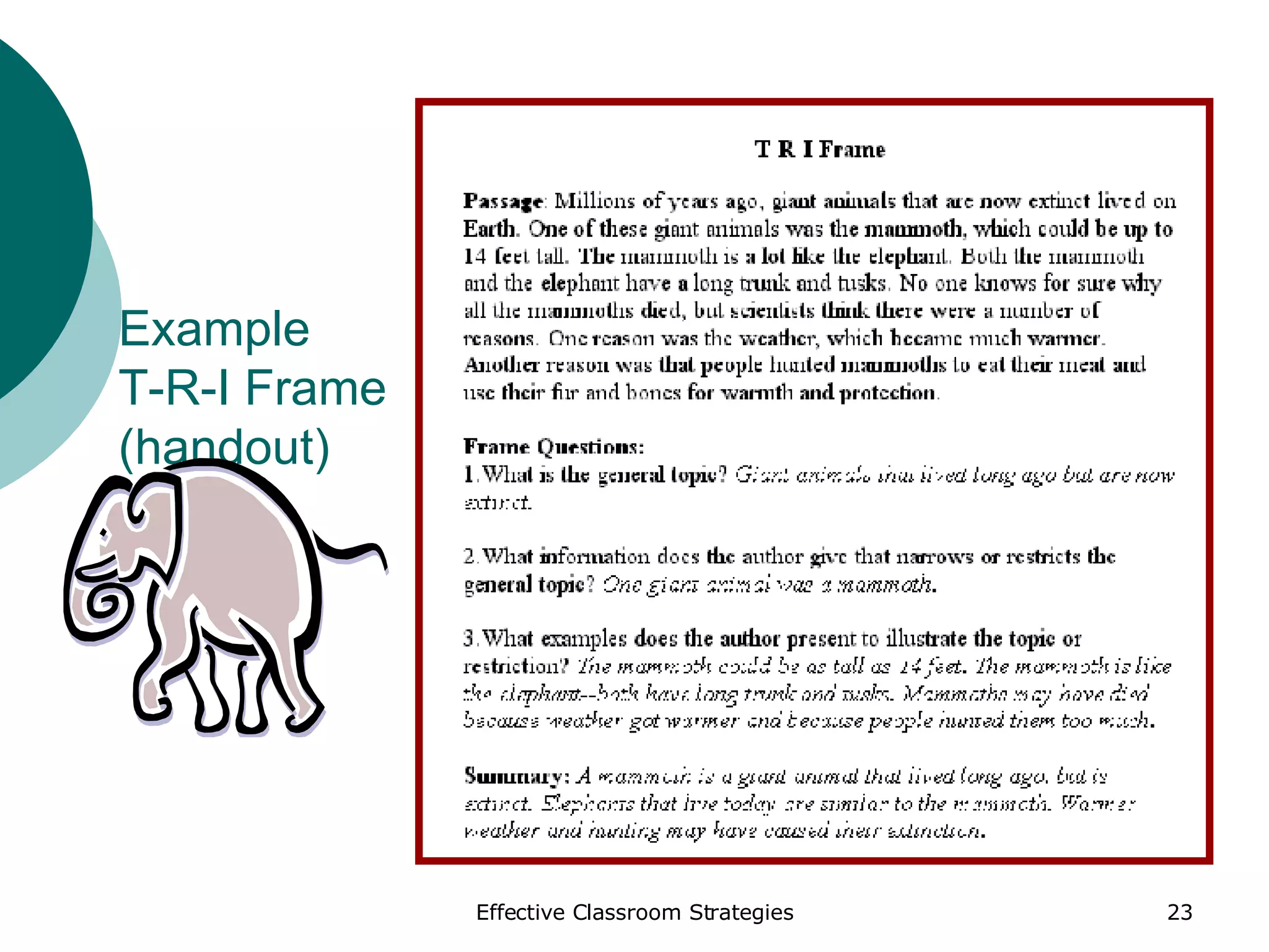 Marzano Summarizing and Note Taking | PPT