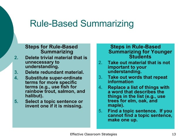 Marzano Summarizing and Note Taking | PPT | Chemistry | Science