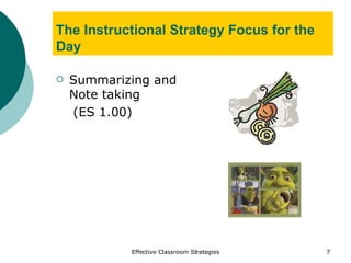 Marzano Summarizing and Note Taking | PPT