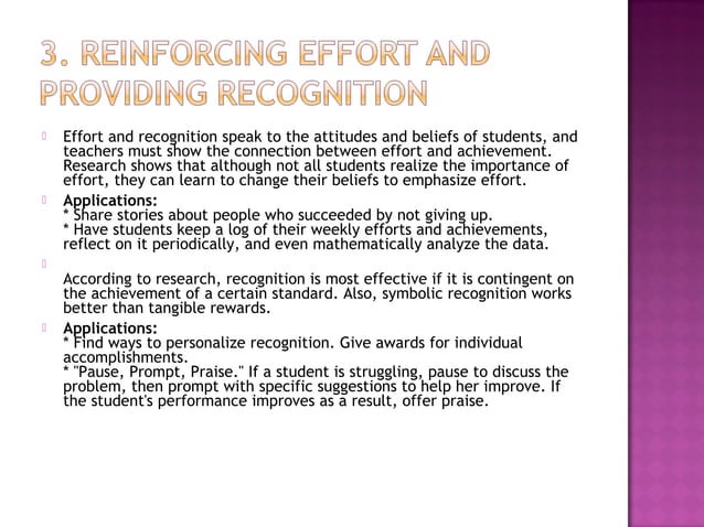 Marzano’s 9 instructional strategies | PPT