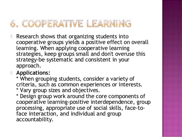 Marzano’s 9 instructional strategies Marzano’s 9 instructional strategies