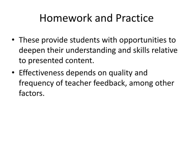 Marzano’S Best Practices And Instructional Strategies | PPTX ...