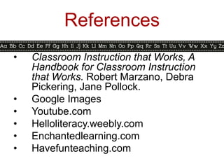 Marzano Identifying Similarities and Differences | PPTX