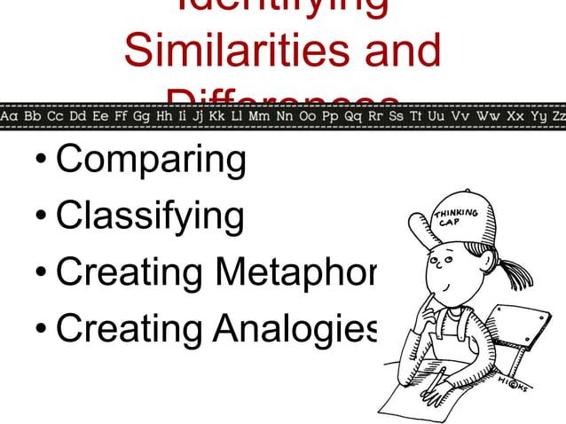 Marzano Identifying Similarities and Differences | PPTX