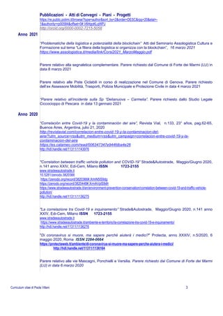 Paola Villani Curriculum Vitae | PDF