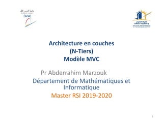 Marzouk architecture encouches-jee-mvc | PPTX | Databases | Computer Software and Applications