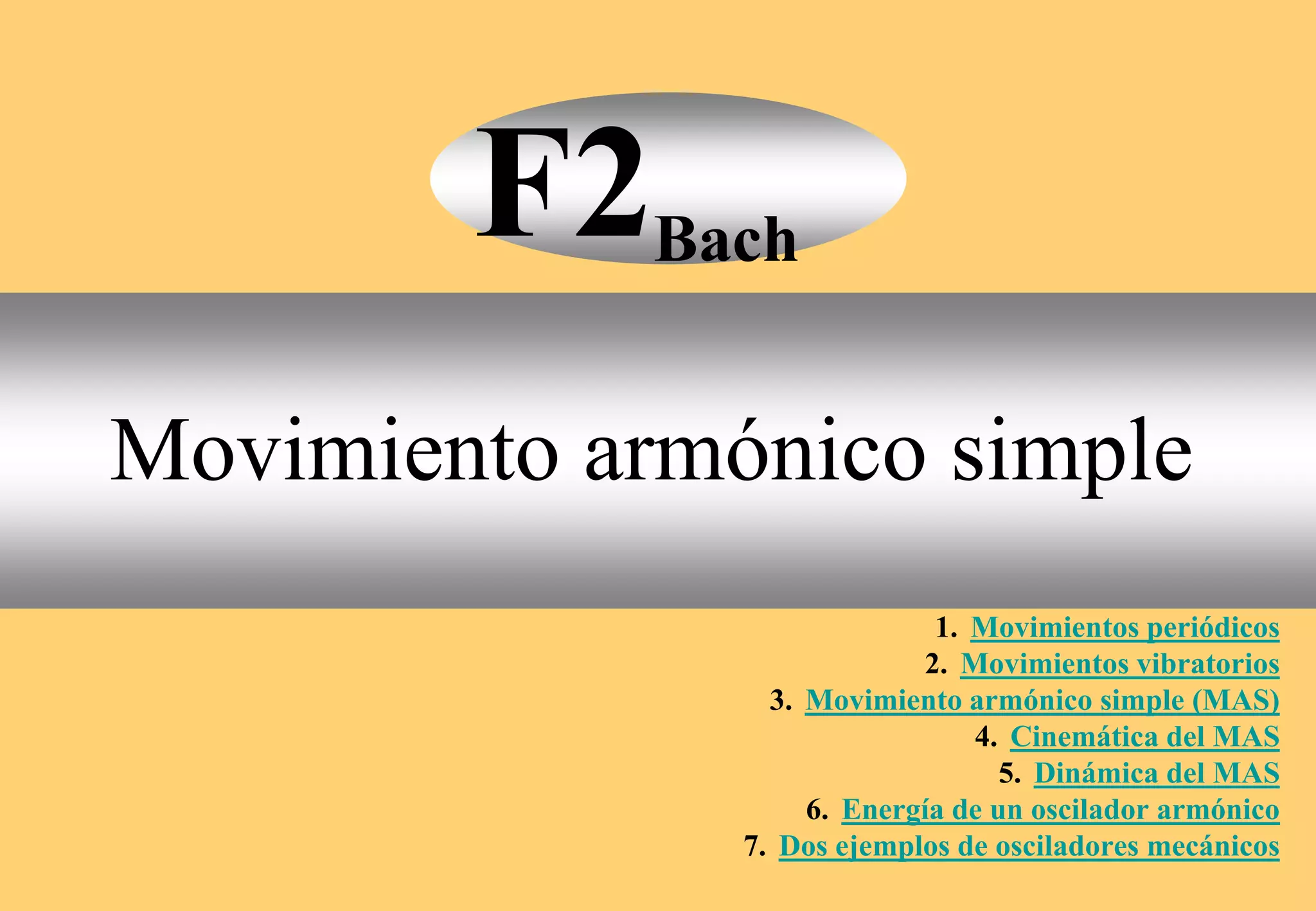 movimiento armonico simple | PPT