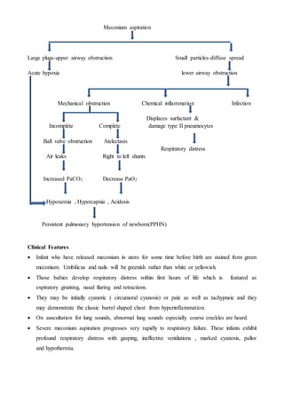 Meconium Aspiration Syndrome | DOCX