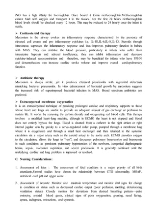 Meconium Aspiration Syndrome | DOCX